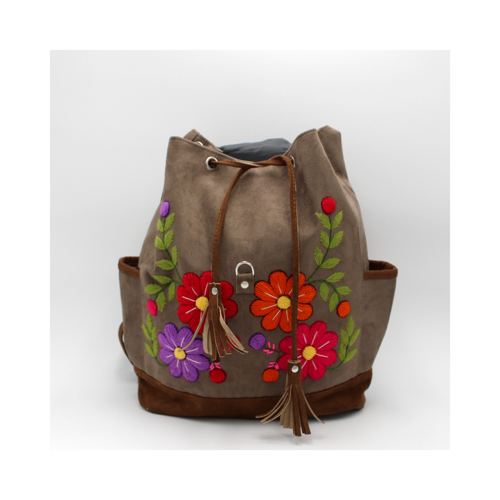 Ayacucho Suede Backpack - Tan – Neroli Global