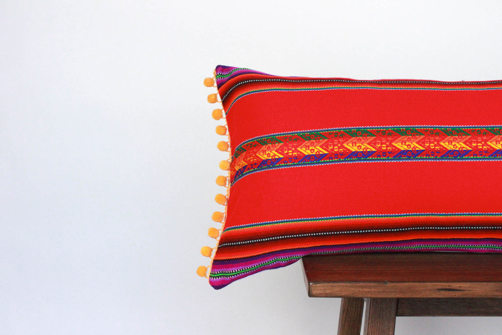 Quechua Pillows - Quechua Rojo Long Lumbar – Neroli Global